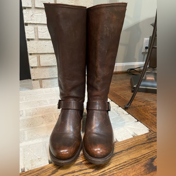 Frye | Shoes | Frye Veronica Slouch Tall Leather Boots | Poshmark